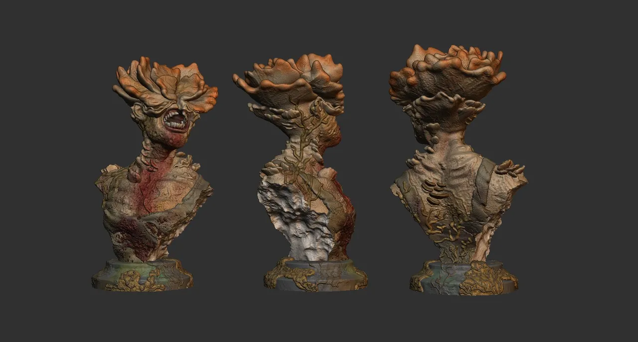 Clicker bust - presupported by Wekster | Download free STL model ...
