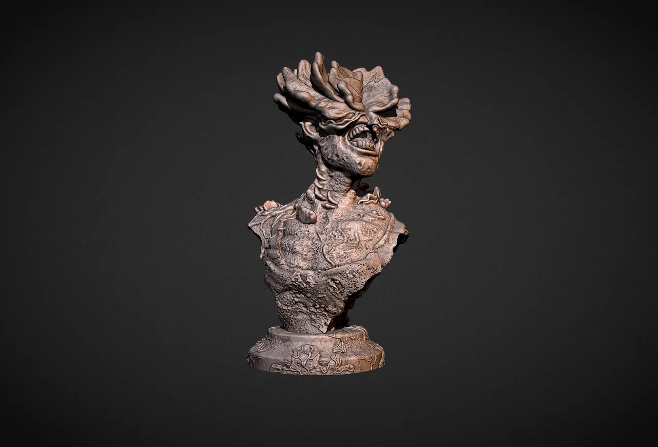 Clicker bust - presupported by Wekster | Download free STL model ...