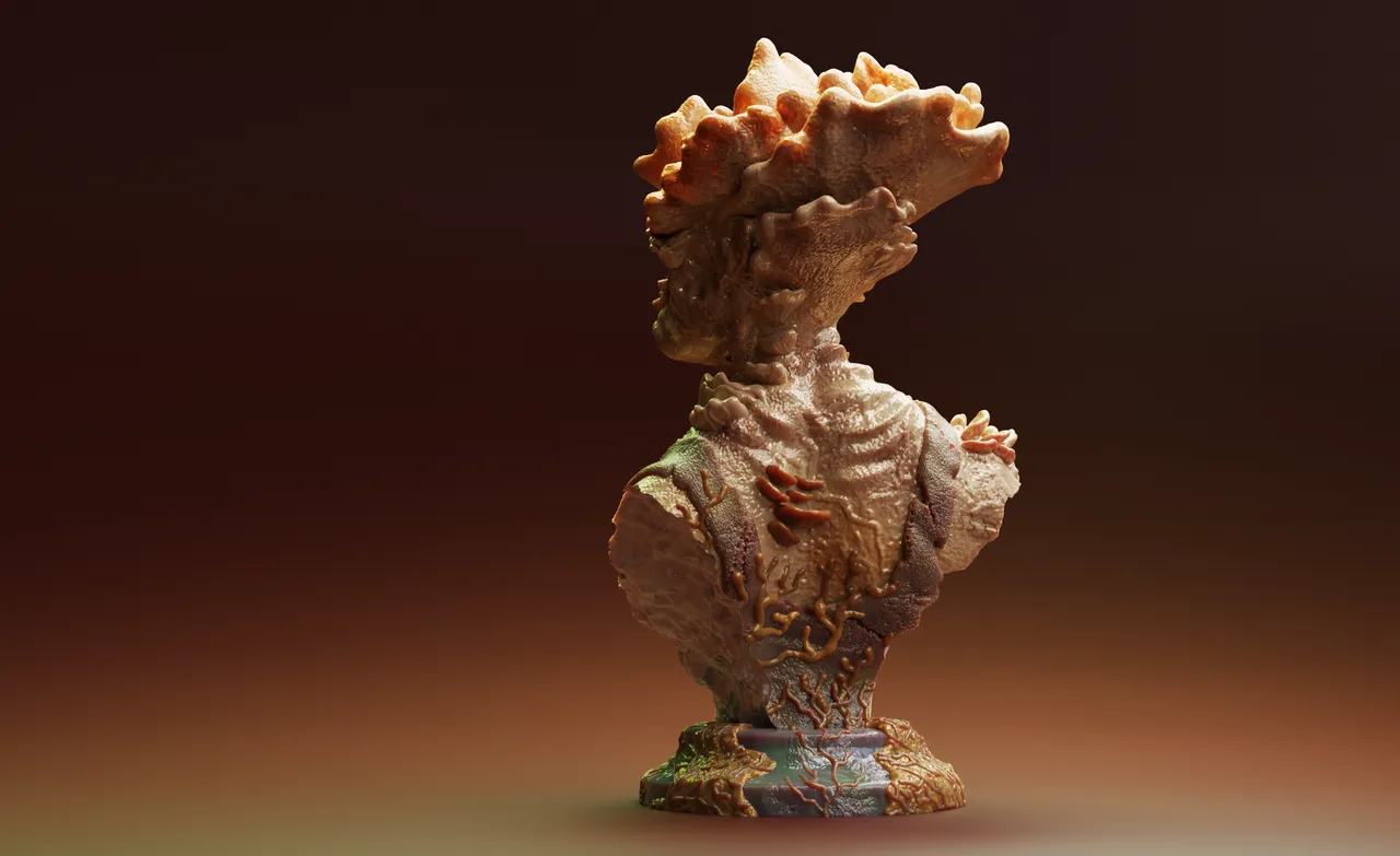 Clicker bust - presupported by Wekster | Download free STL model ...