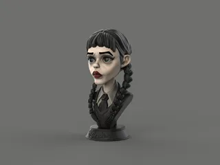 Wednesday - articulated by Wekster | Download free STL model ...