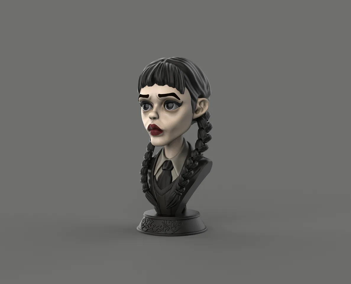 Wednesday - articulated by Wekster | Download free STL model ...