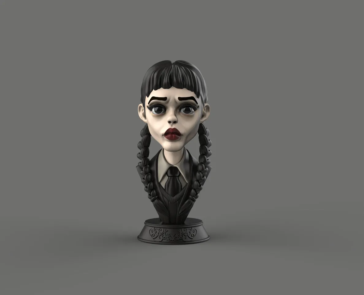 Wednesday - articulated by Wekster | Download free STL model ...