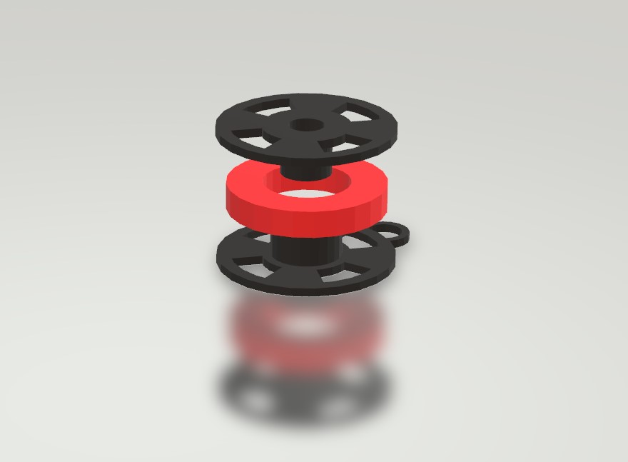 Mini filament spool pendant by 3D moDEl | Download free STL model ...