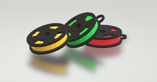 Mini filament spool pendant by 3D moDEl | Download free STL model ...