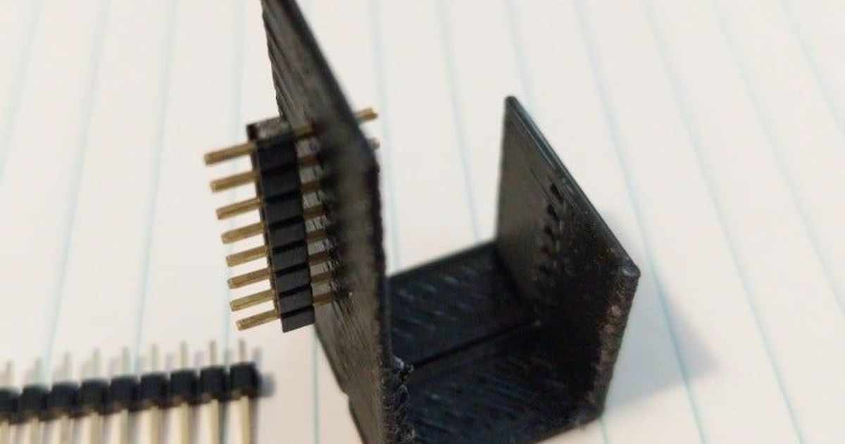 Z axis calibration and verification using 0.100" (2.54mm) pitch headers ...