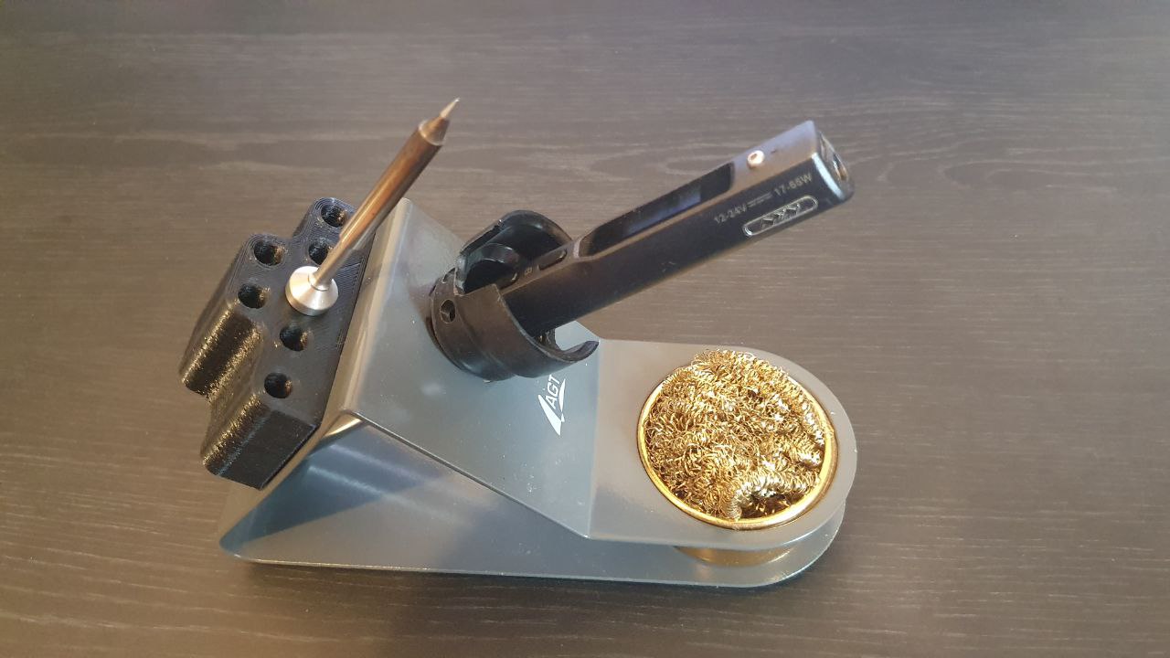 TS100 soldering tip holder by KasaTheWolf | Download free STL model | Printables.com