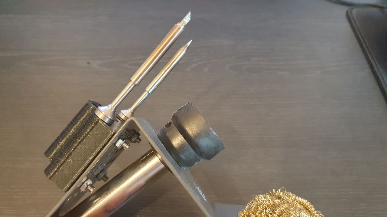 TS100 soldering tip holder by KasaTheWolf | Download free STL model | Printables.com