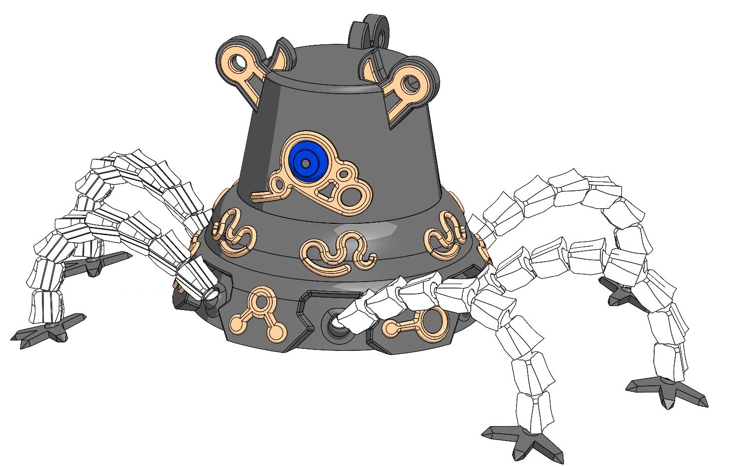 Zelda BOTW Guardian by Willi | Download free STL model | Printables.com