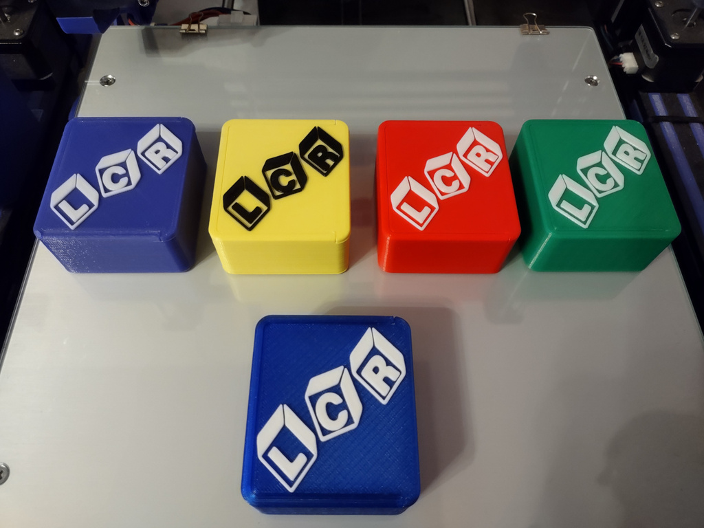 Left Center Right Dice Game by faultedlogic | Download free STL model ...