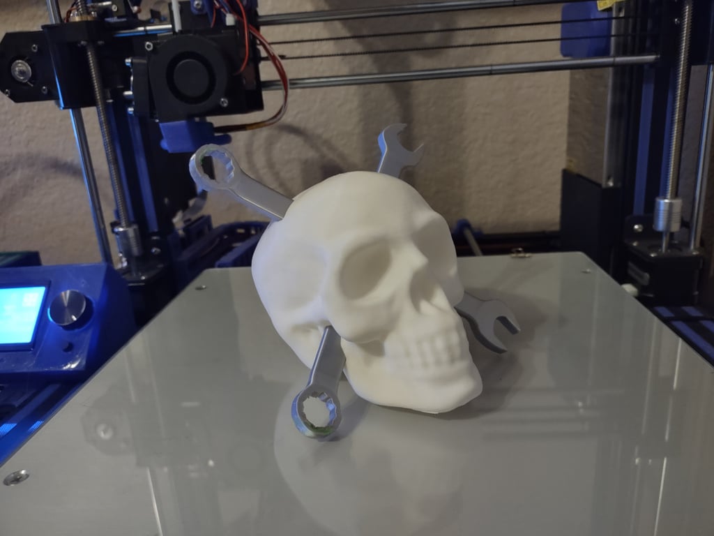 Mechanic Skull V2 by faultedlogic | Download free STL model ...