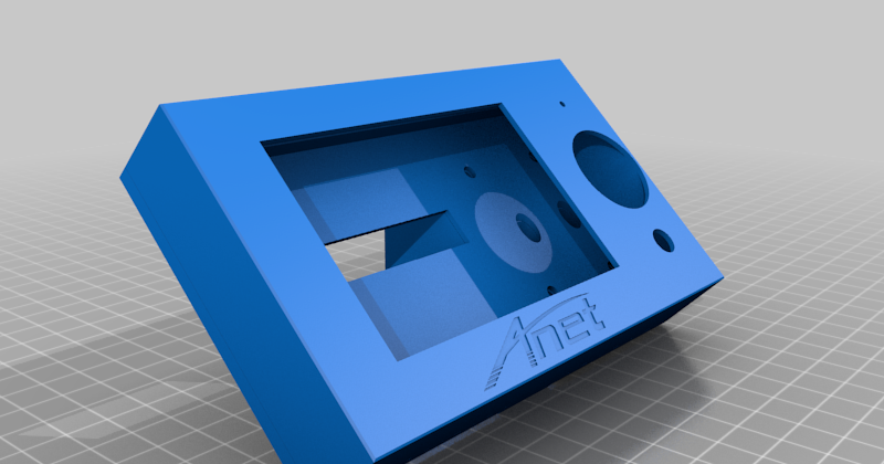 12864 LCD Enclosure and Mount by faultedlogic | Download free STL model ...