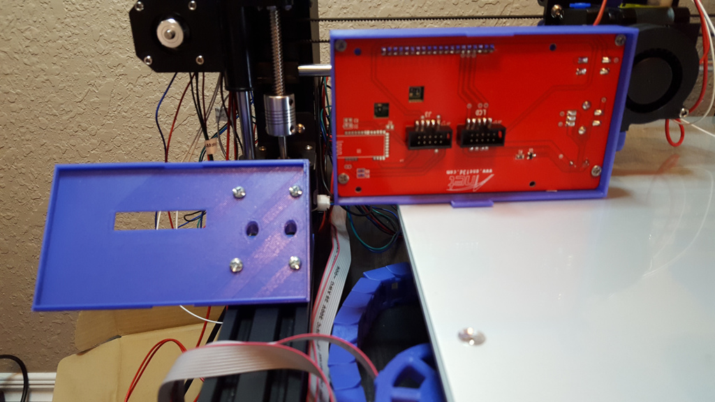 12864 LCD Enclosure and Mount by faultedlogic | Download free STL model ...