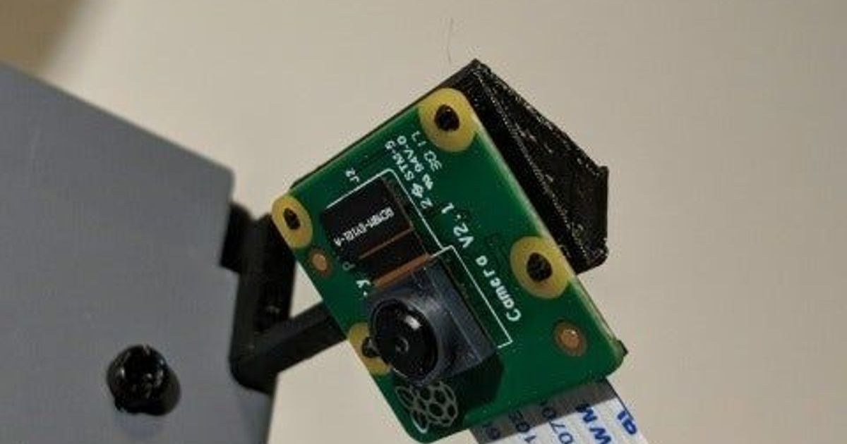 Wanhao Duplicator i3 or Cocoon Create Plus Raspberry Pi Camera v2.1 mount (OpenSCAD) by mofosyne ...
