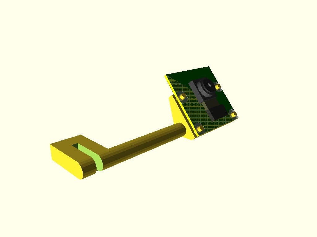 Wanhao Duplicator i3 or Cocoon Create Plus Raspberry Pi Camera v2.1 mount (OpenSCAD) by mofosyne ...