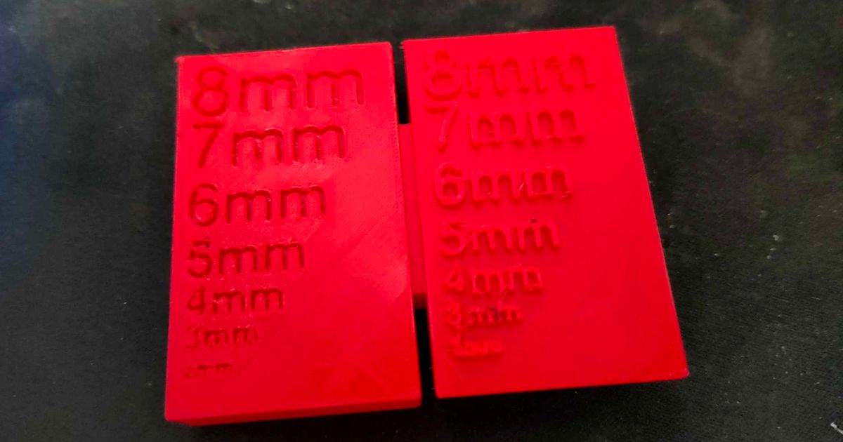 Text printing test by trupek56 | Download free STL model | Printables.com