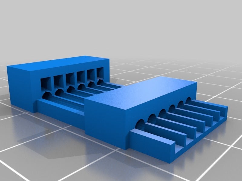 Pogo Pin Serial Adapter (Customisable) by mofosyne | Download free STL ...