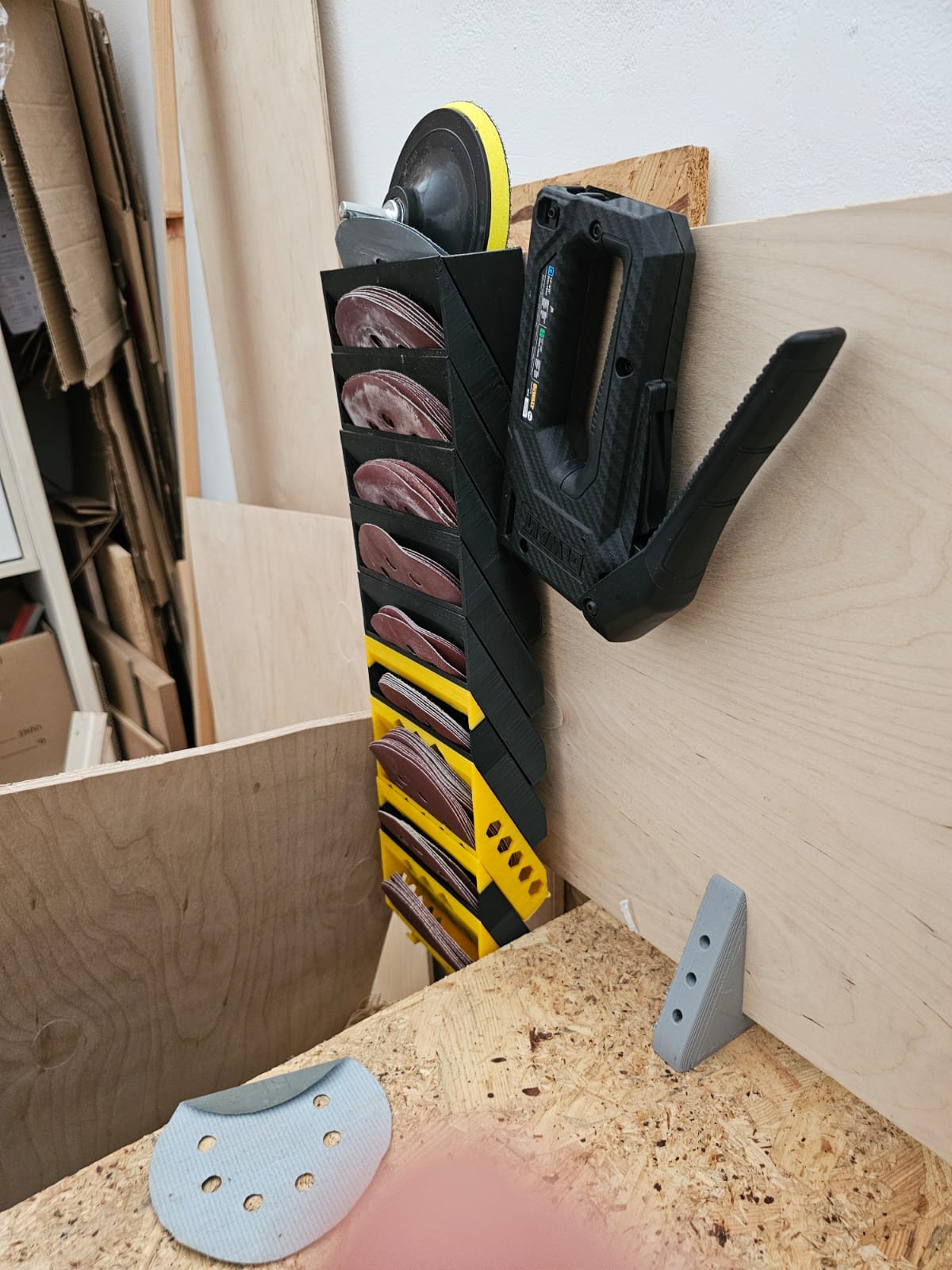 125mm sandpaper modular rack by niv | Download free STL model ...