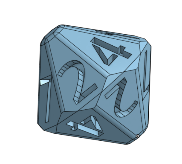 Large D7 - Seven Sided Die (2x D14) by Brian Huang | Download free STL ...