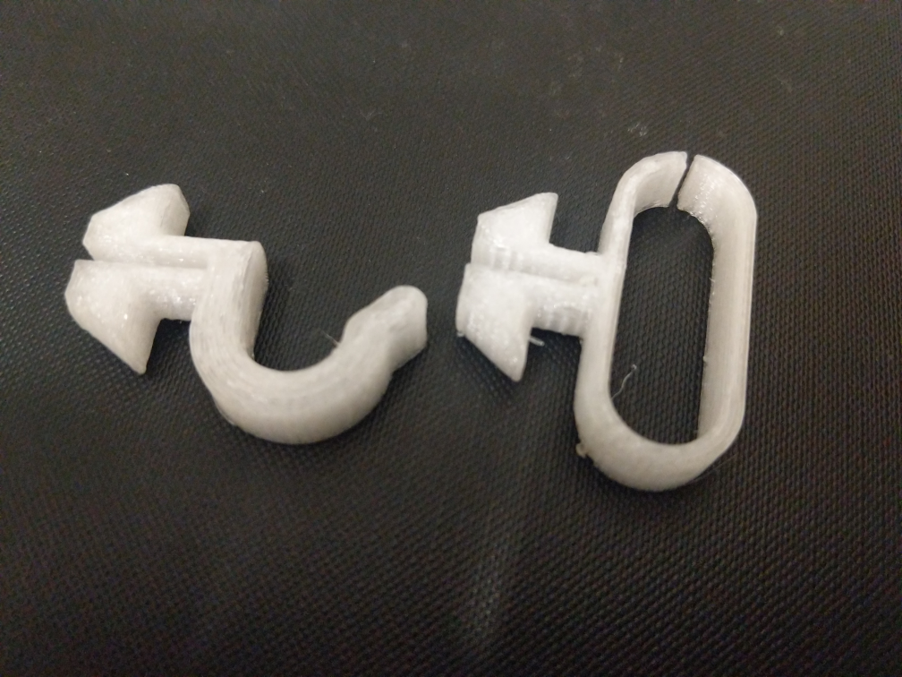 T-Slot Hooks And Cable Mounts (Designed for 40x40mm T-Slot) (OpenSCAD ...