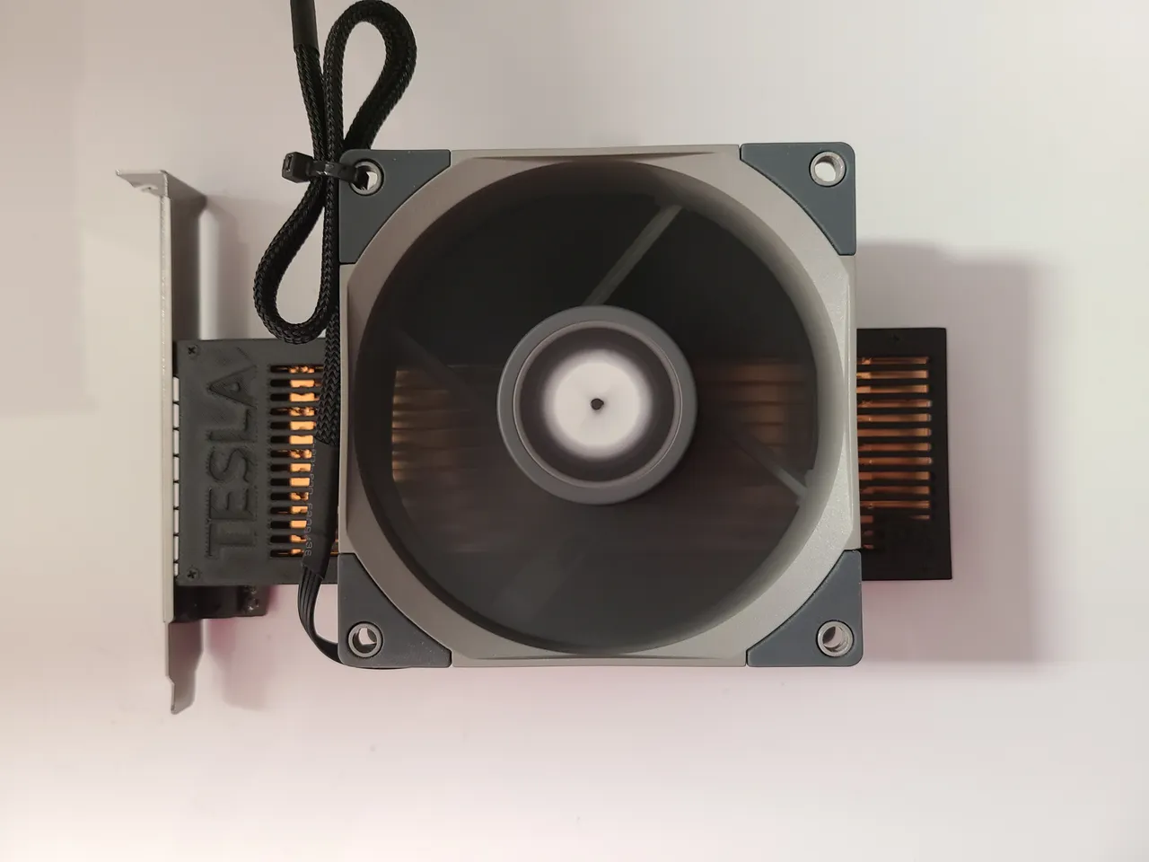 Tesla P4 Fan Mount by Brooks | Download free STL model | Printables.com