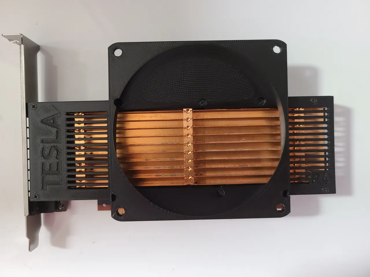 Tesla P4 Fan Mount by Brooks | Download free STL model | Printables.com