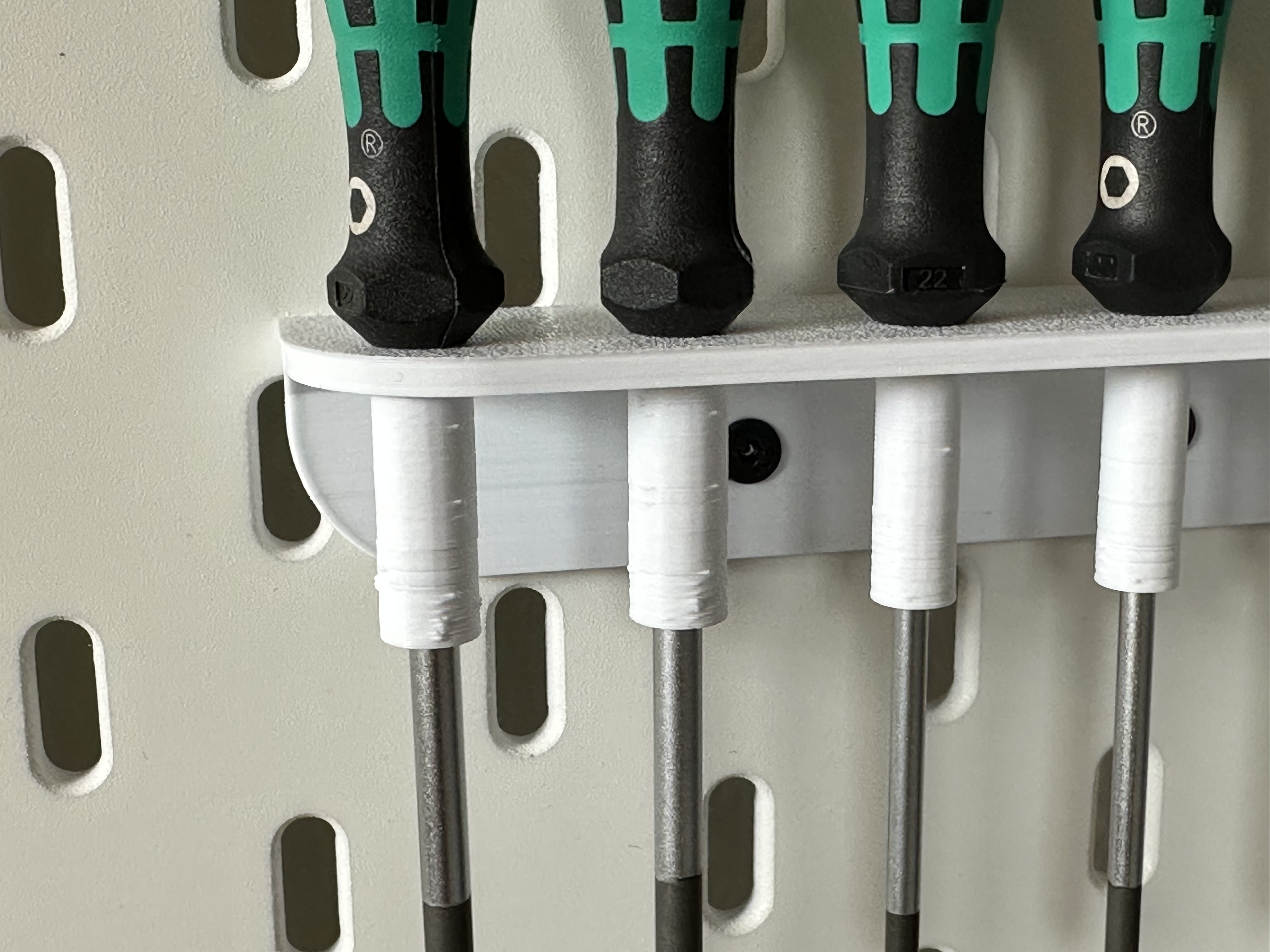 Skadis Holder for Wera Hex Wrench 0.9-3.0 by 4n8 | Download free STL model | Printables.com