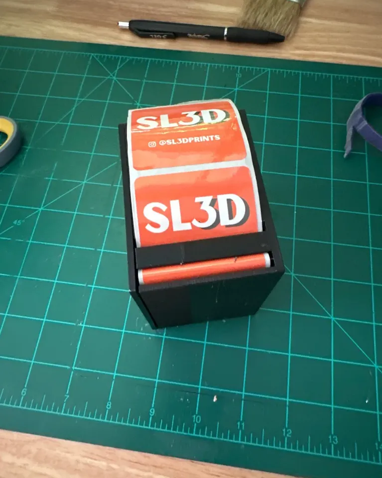 Remixed sticker roll dispenser by slelham | Download free STL model ...
