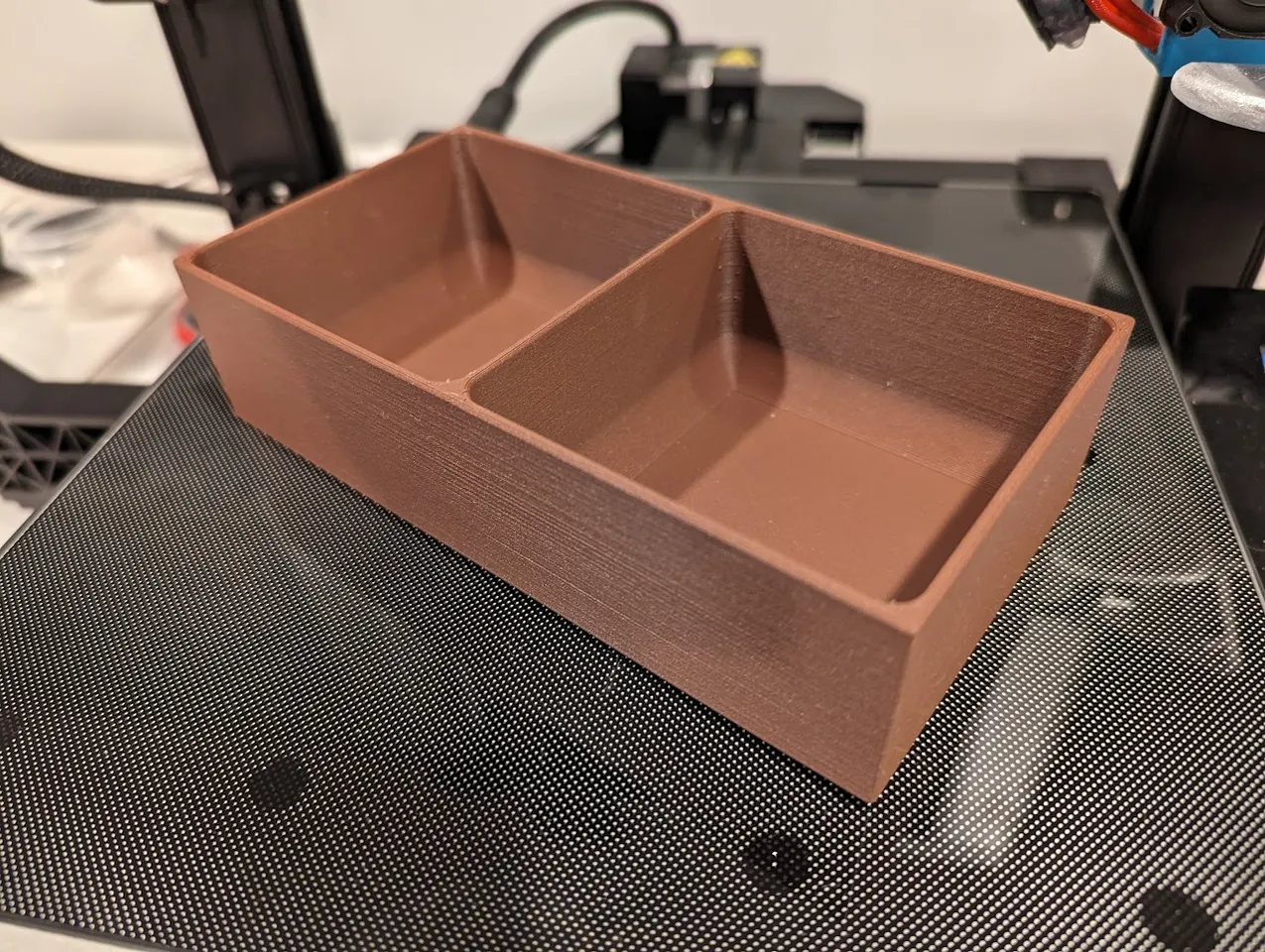 Double Bowl Dish Snack Bowl by Serentos | Download free STL model ...