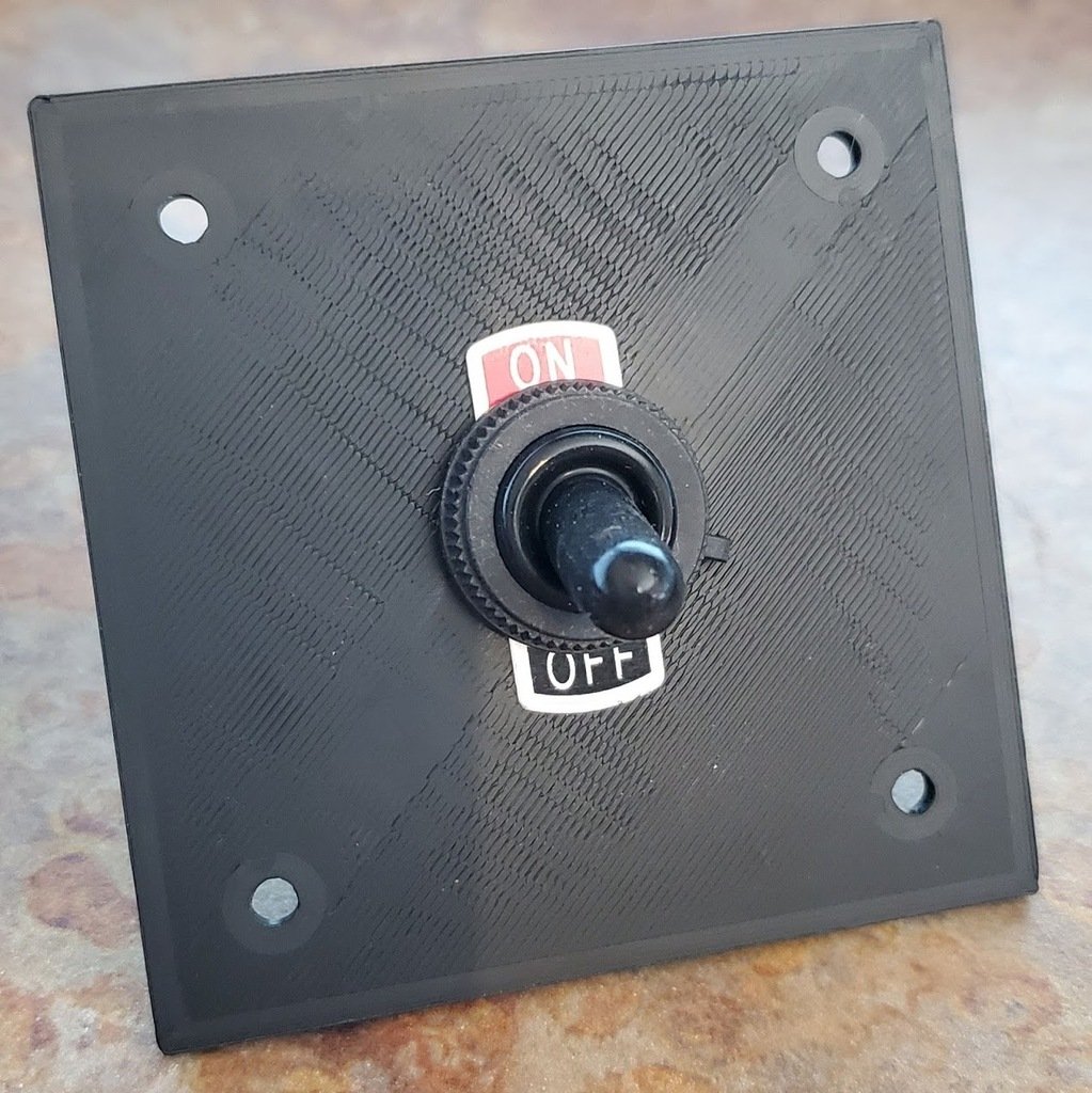 Pinball Power Switch Plate by Outpost Kodelia | Download free STL model ...