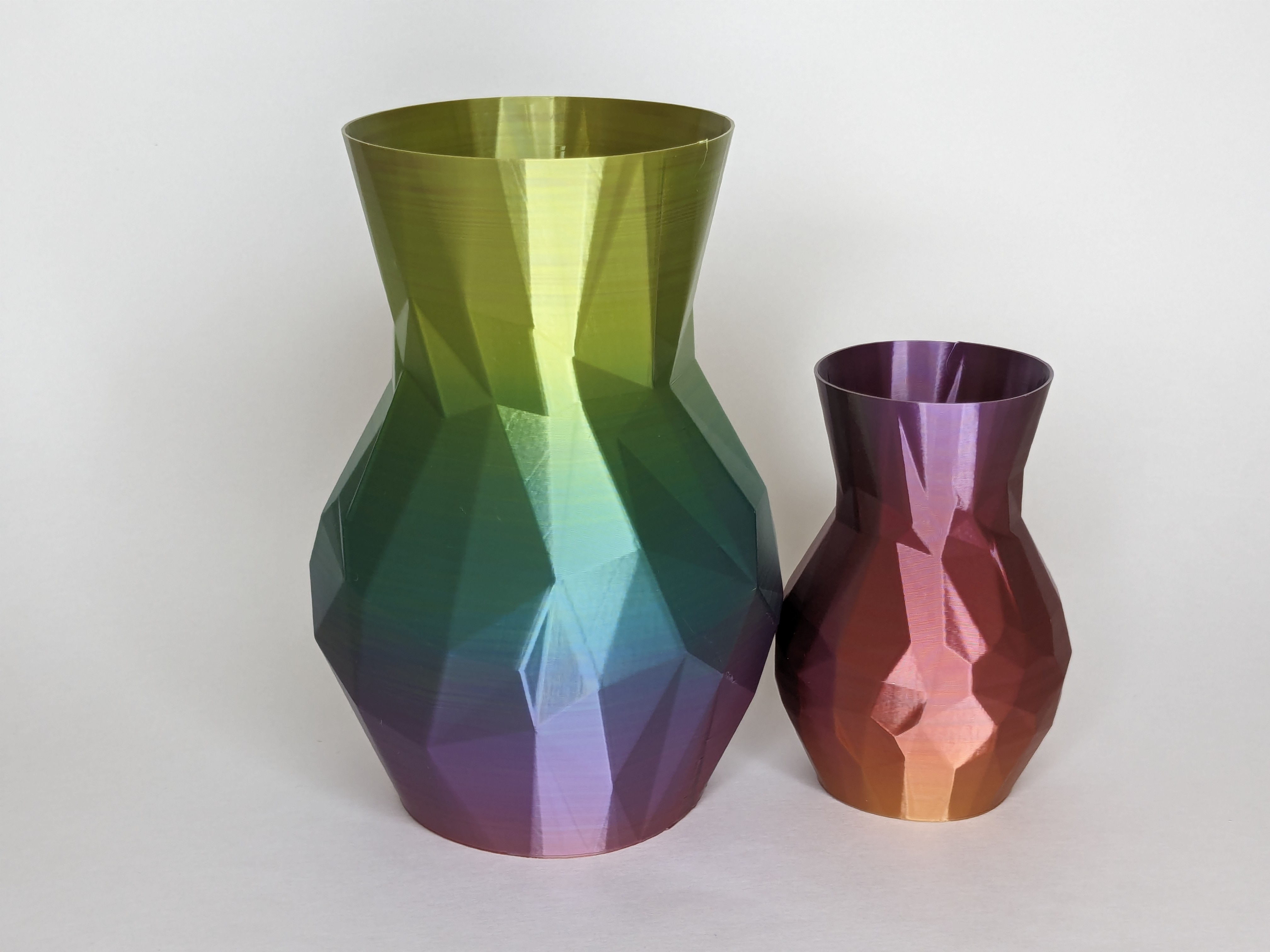 Low Poly Vases (3 models, vase mode) by Zammer 3D | Download free STL ...