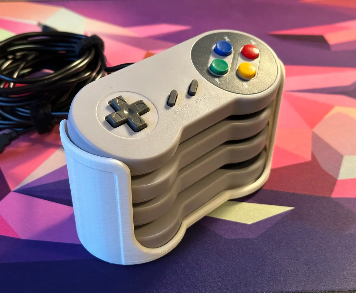 SNES controller holder by sainigma | Download free STL model ...