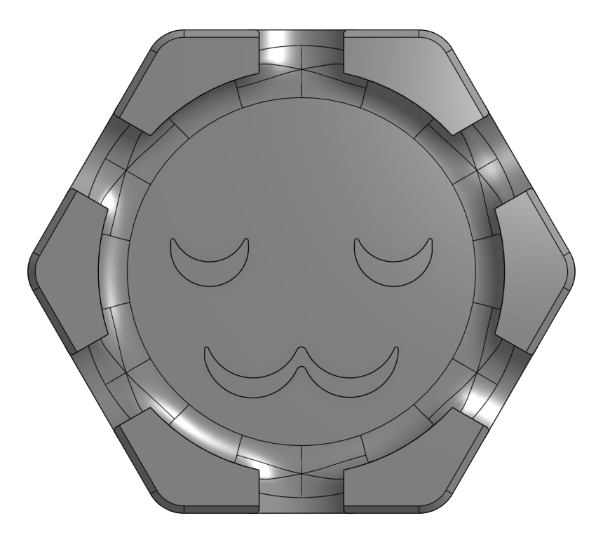 Hextraction - UWU Tile by IceChes | Download free STL model ...
