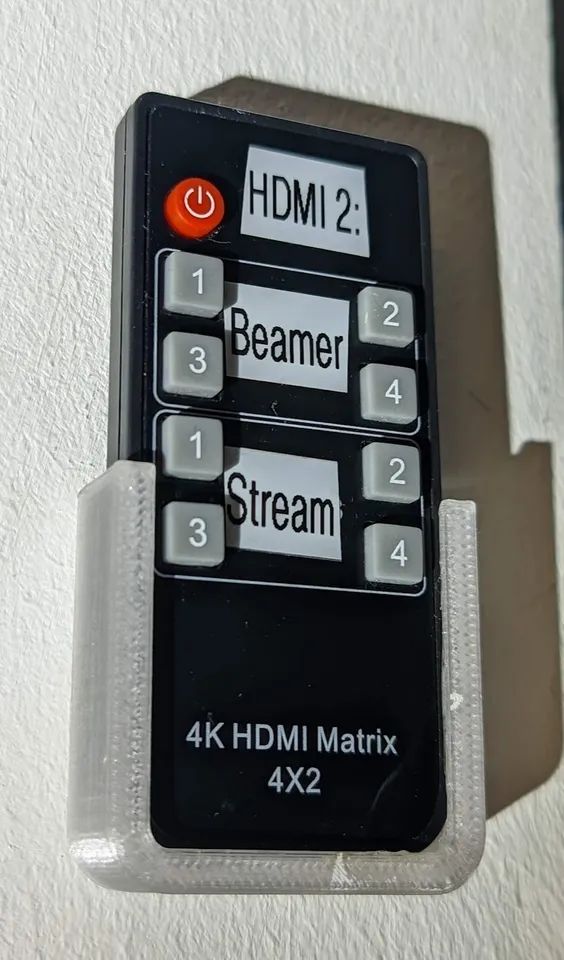 HDMI switch ir remote control holder by ideenwerk.me | Download free ...