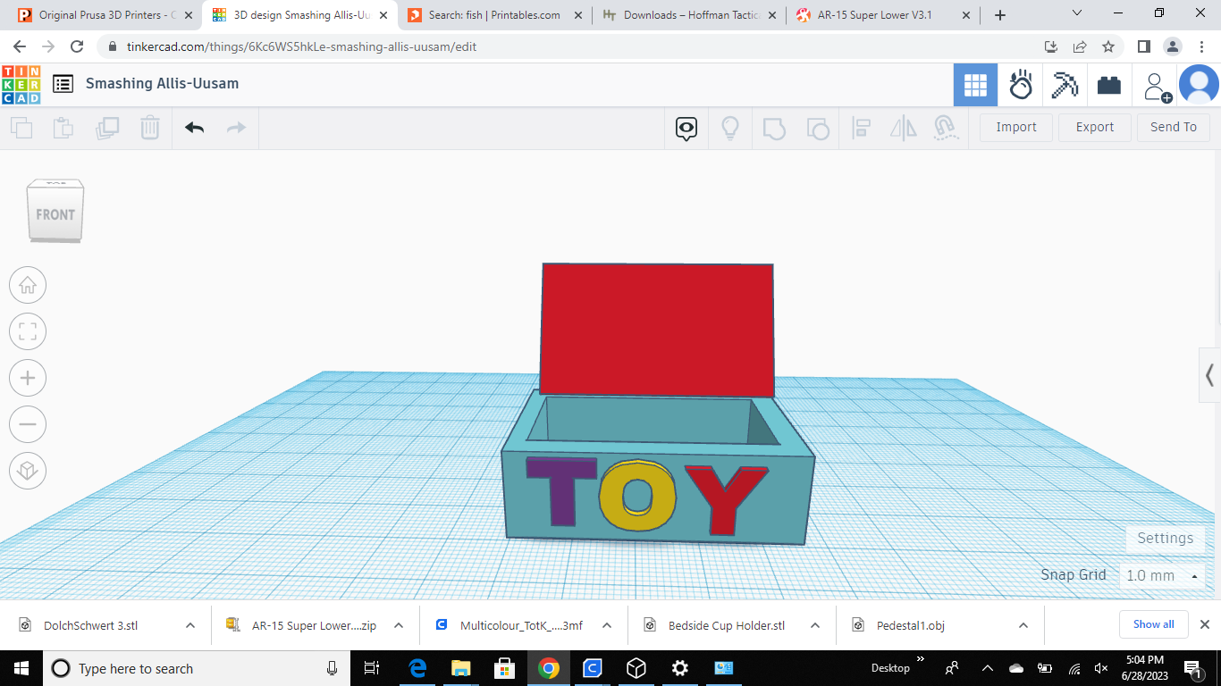 Toy Box by coolguy | Download free STL model | Printables.com