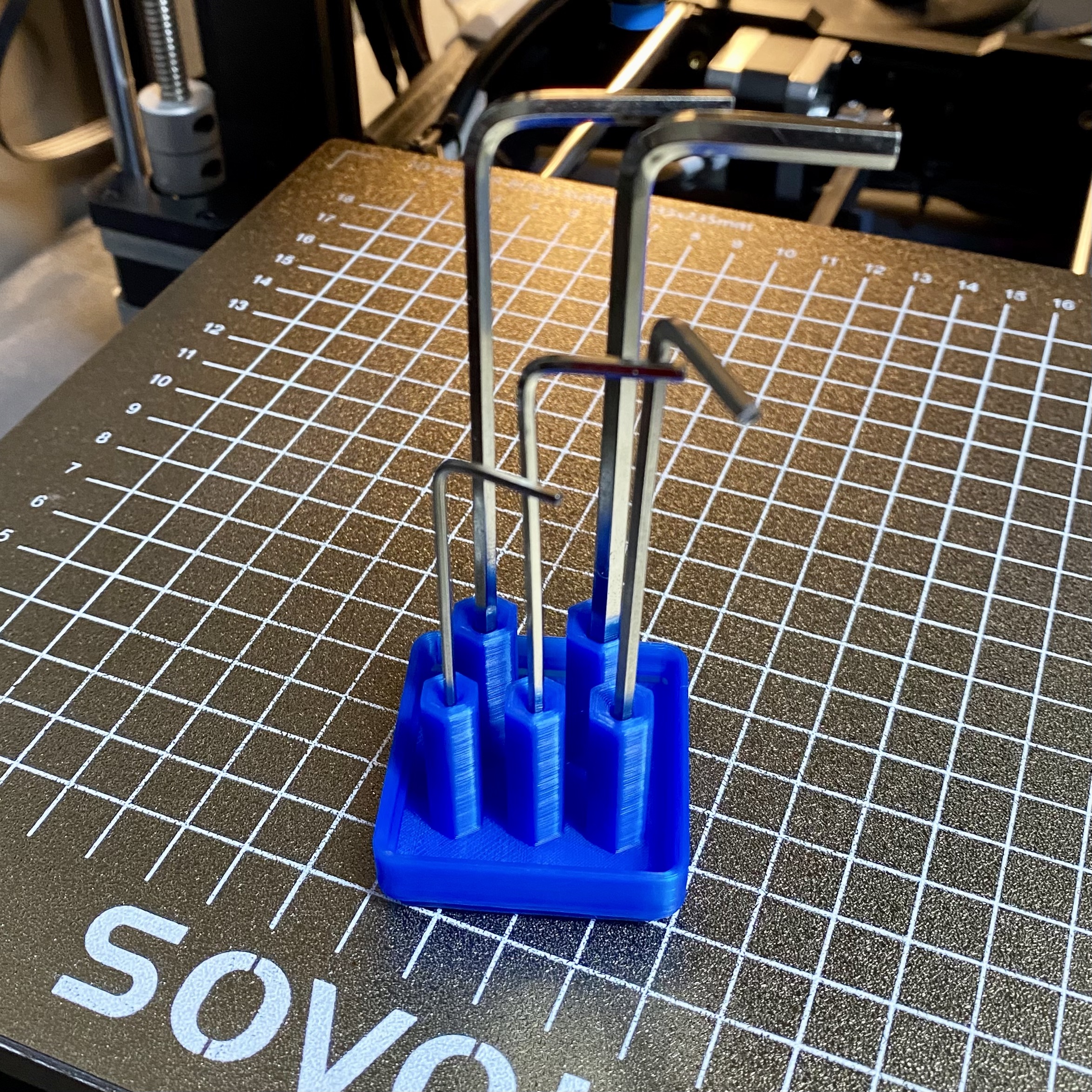 Gridfinity 1x1 Allen Key Holder by w3r | Download free STL model | Printables.com