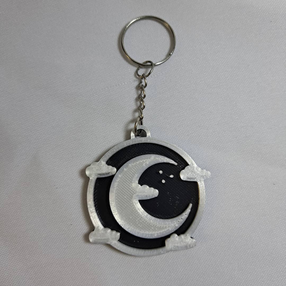 Moon Keychain by Pefy0812 | Download free STL model | Printables.com