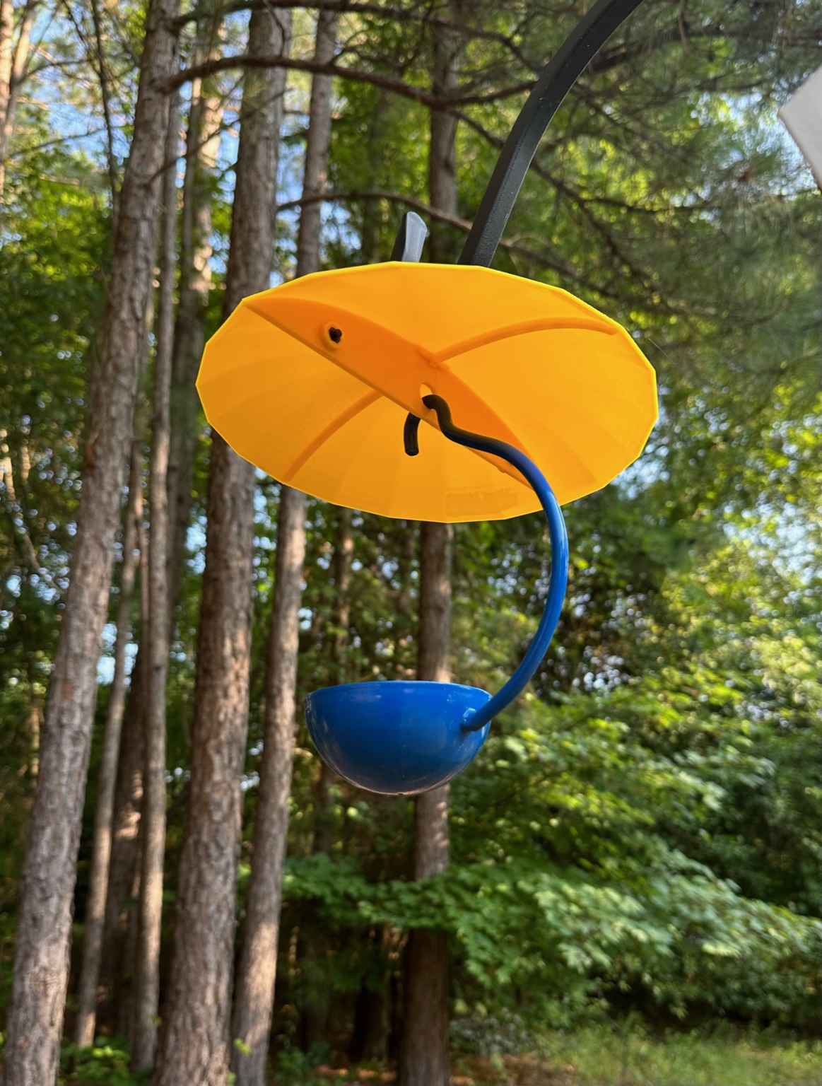 Rain cover for small bird feeder by NC10 | Download free STL model ...