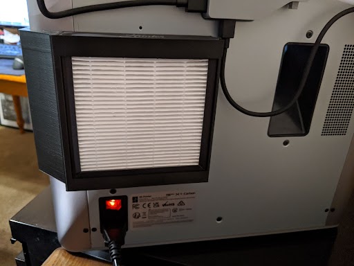 Bambu X1C HEPA Filter + Active Carbon Pellets Section by ScooterMAC ...