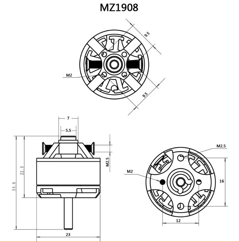 SCX24 Brushless Conversion for 1908 motor by Gumo Design | Download ...