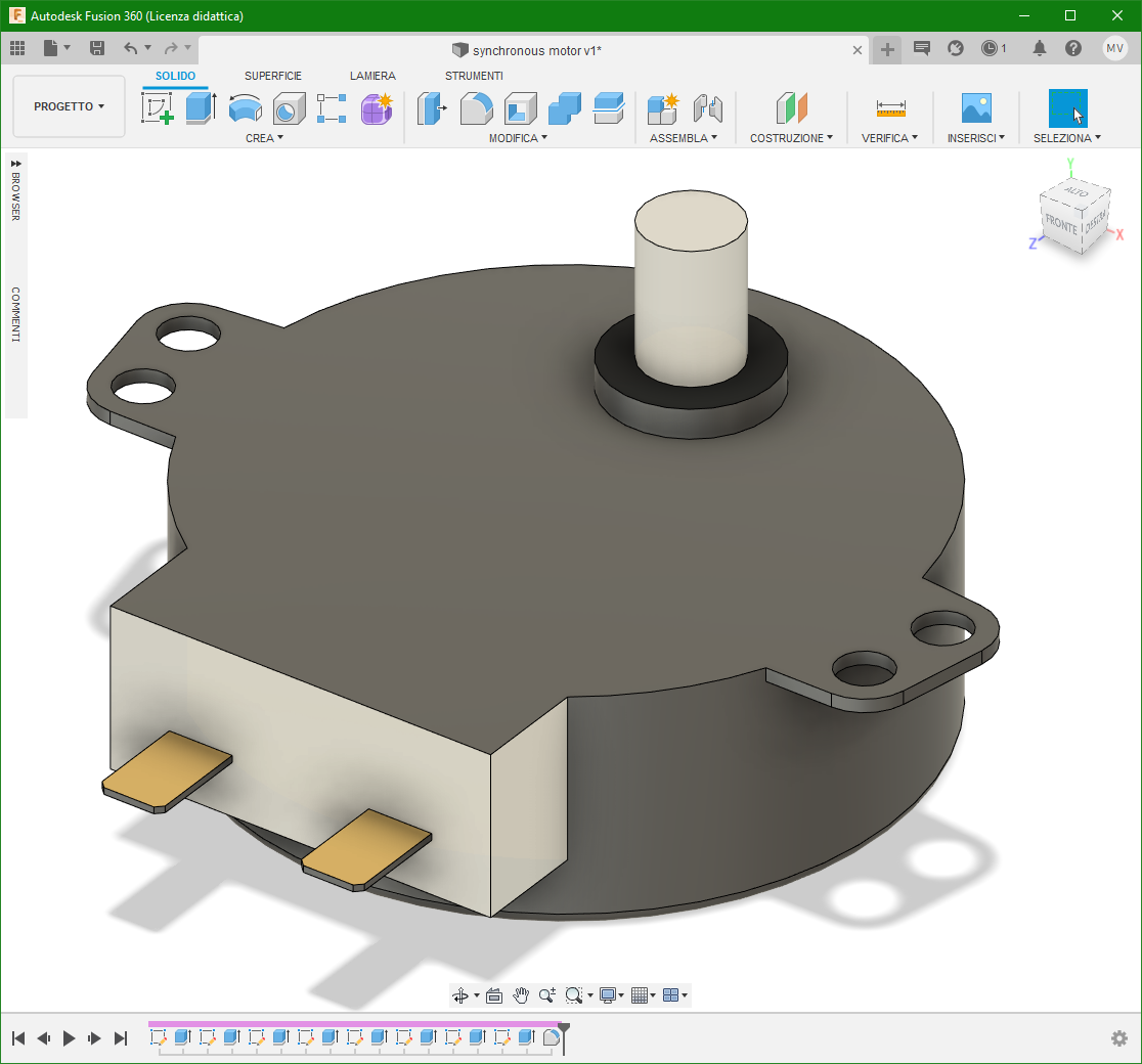 synchronous motor YAHUA 49tyz-a2 by verde_marco_maker | Download free ...