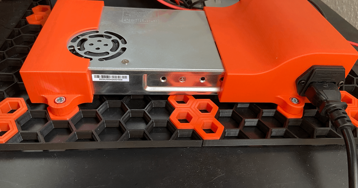 Honeycomb PSU mount by Randy Magnum | Download free STL model | Printables.com