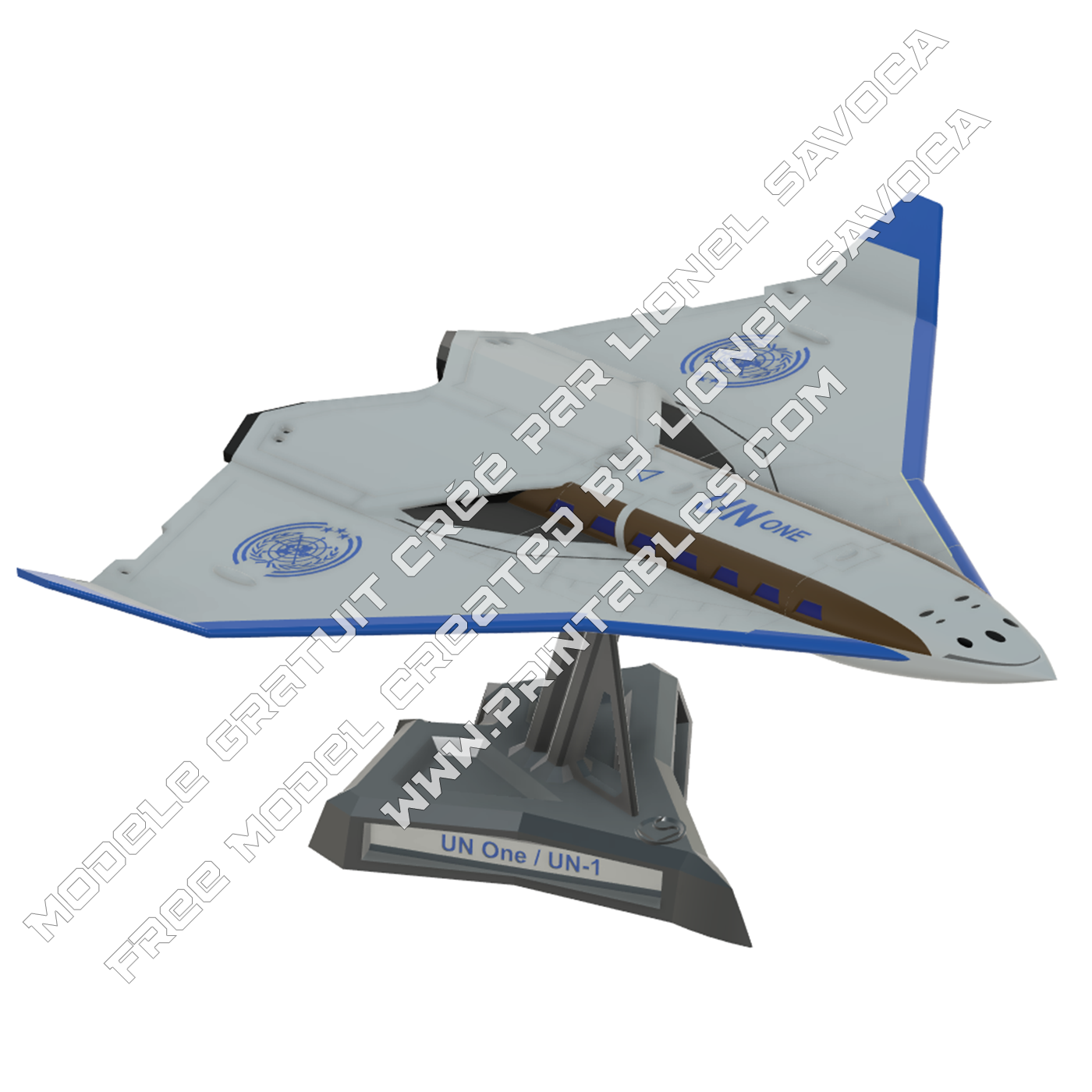 UN One From THE EXPANSE TV show - 1:100 Scale por Lionel SAVOCA ...