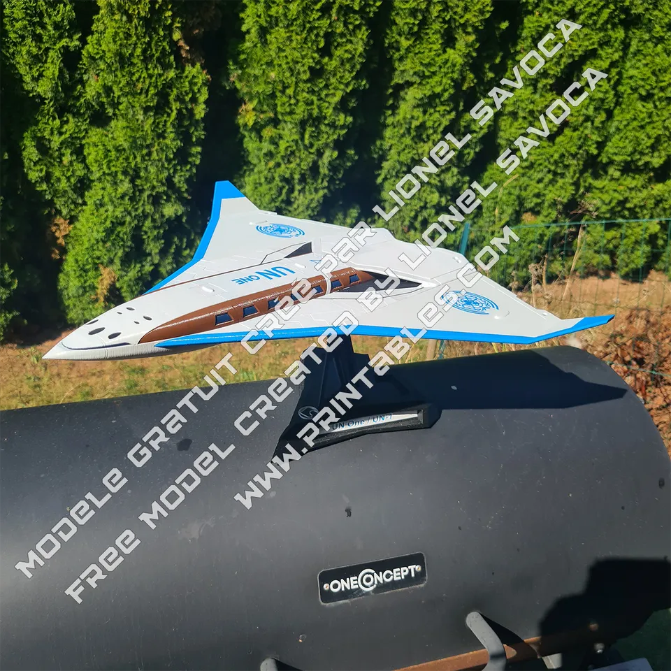 UN One From THE EXPANSE TV show - 1:100 Scale by Lionel SAVOCA ...