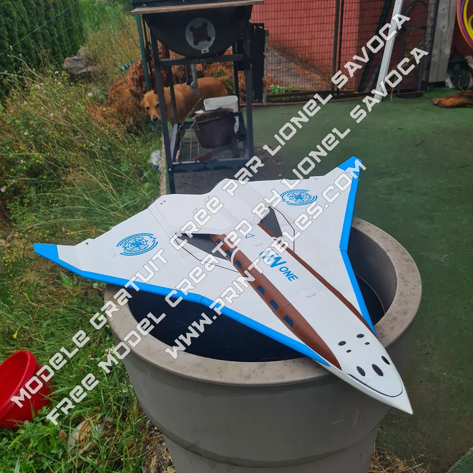 UN One From THE EXPANSE TV show - 1:100 Scale by Lionel SAVOCA ...
