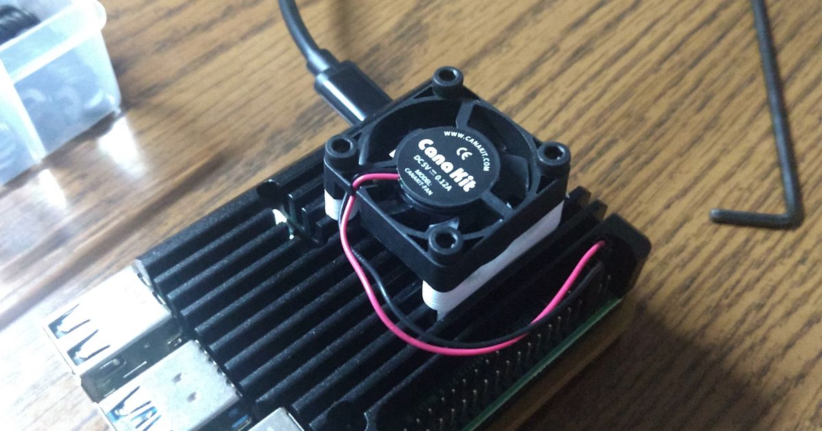 30x30 Fan bracket (rpi4) by onus | Download free STL model | Printables.com