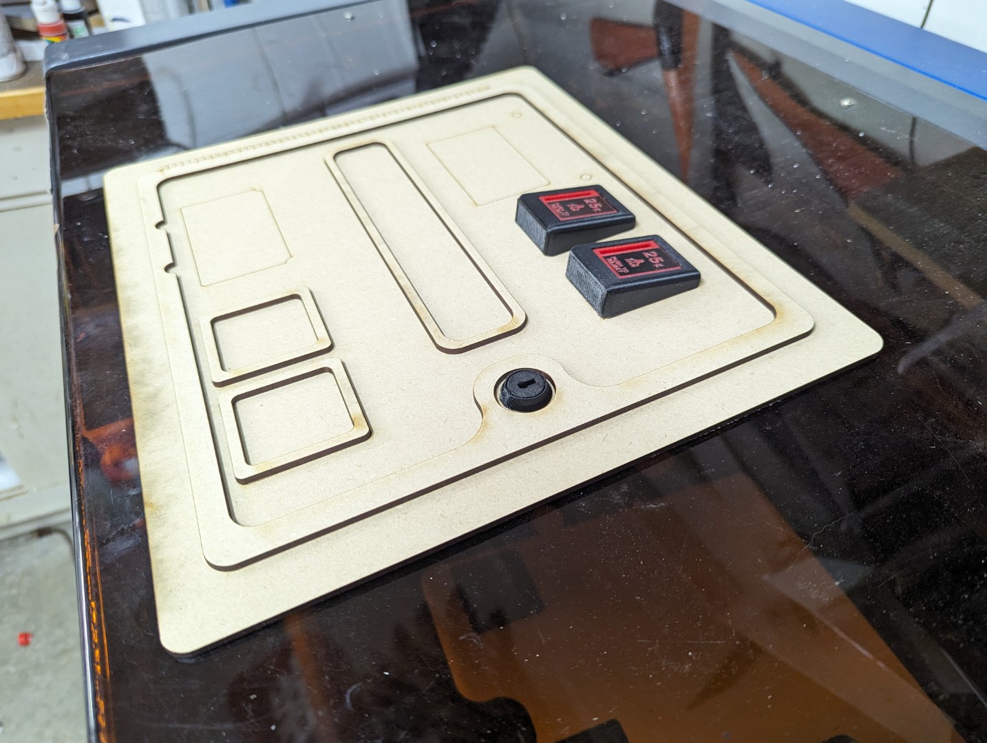 Pinball Arcade Faux Coin Door by Thenated0g | Download free STL model ...