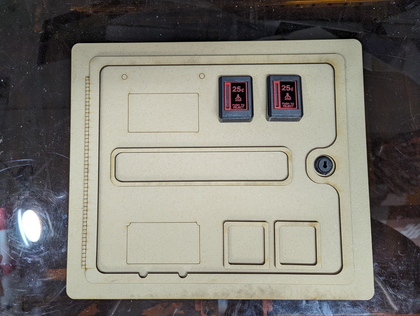 Pinball Arcade Faux Coin Door by Thenated0g | Download free STL model ...