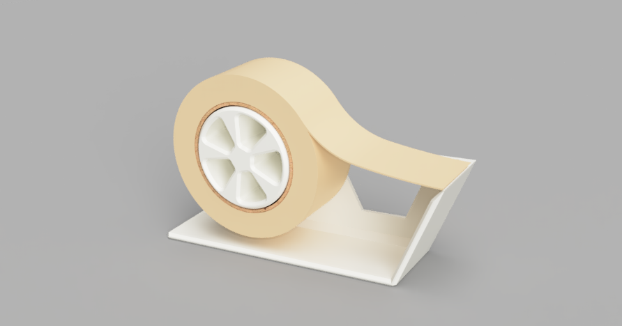 Tape Dispenser Tesa Painters tape by Lars_Marinus | Download free STL ...