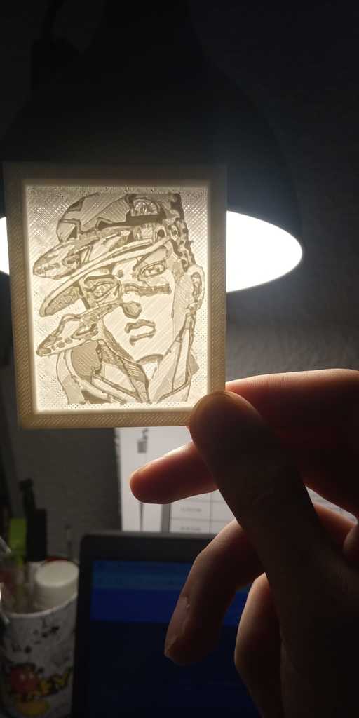 Jotaro's Disc Lithophane (JoJo's Bizarre Adventure) by Http.carlost ...
