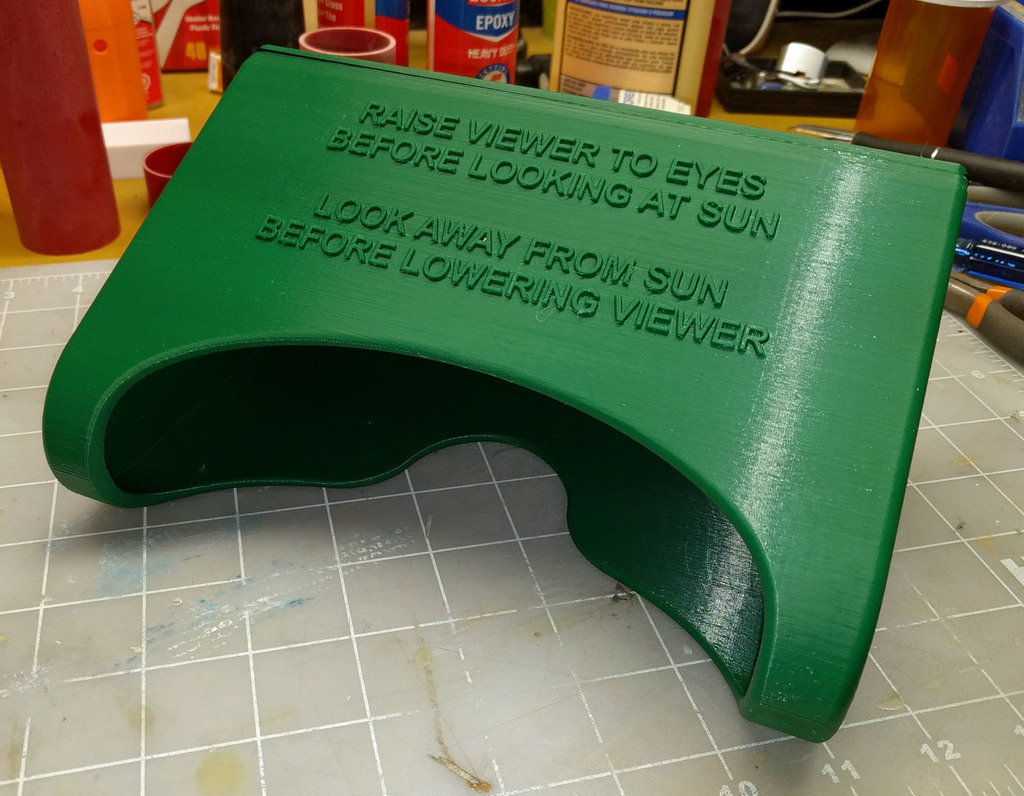 Solar Eclipse Viewer by Danno | Download free STL model | Printables.com